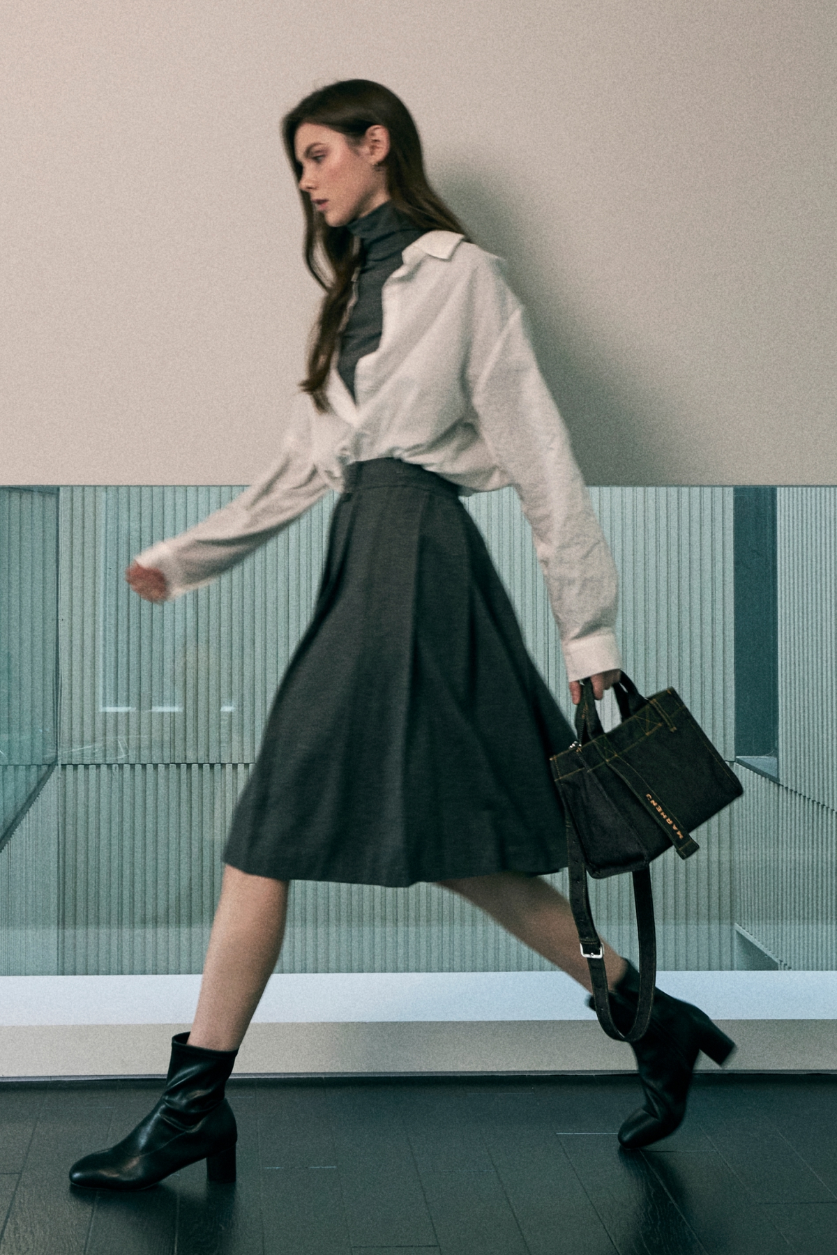 MARHEN.J Rico Mini Denim 3-WAY styling Tote Shoulder Crossbody Bag ...