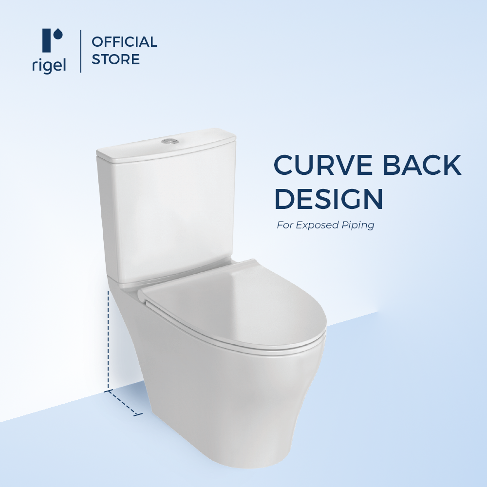 RIGEL Rimless Toilet Bowl WC8056F | Shopee Singapore