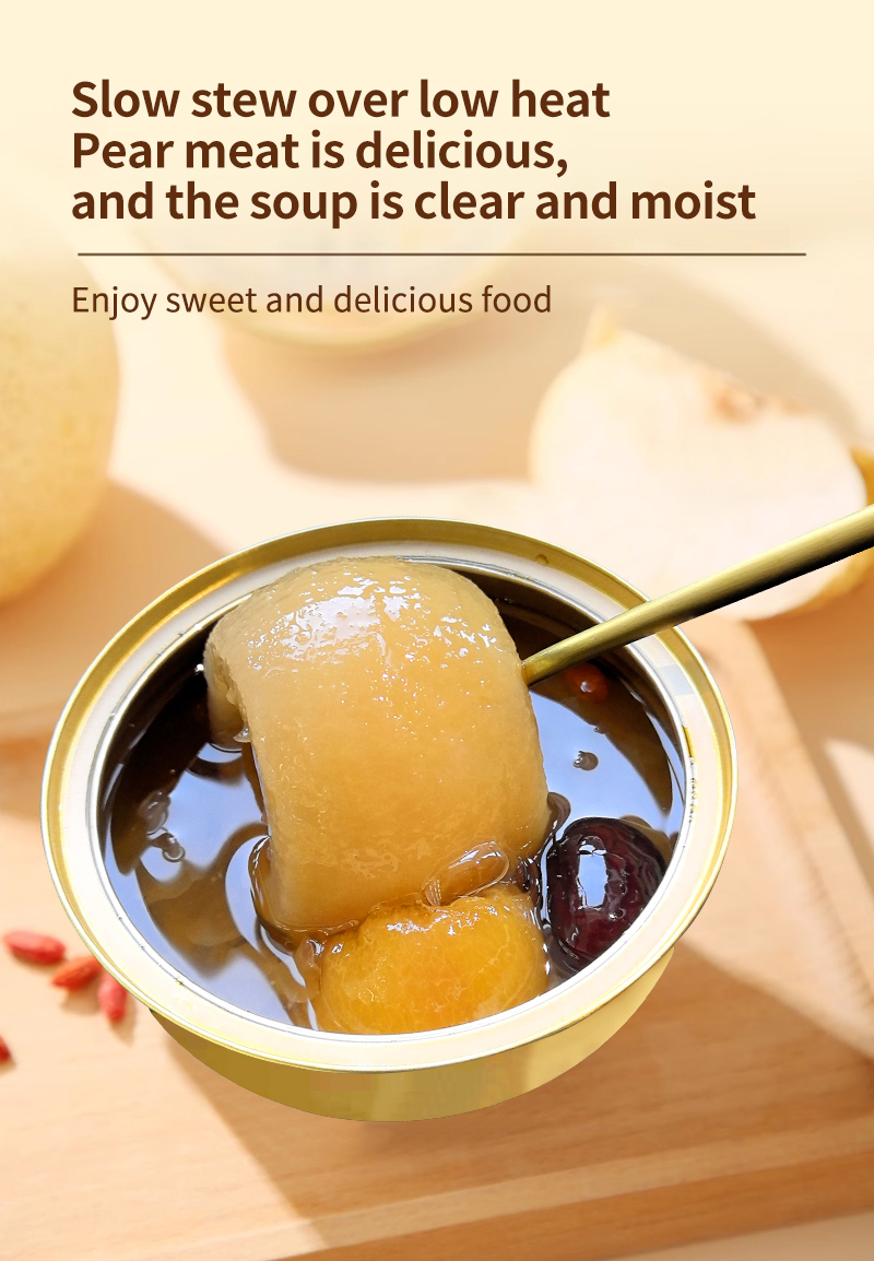 Bird's Nest Loquat Stewed Pear Health Soup Pear Soup Red Date and ...