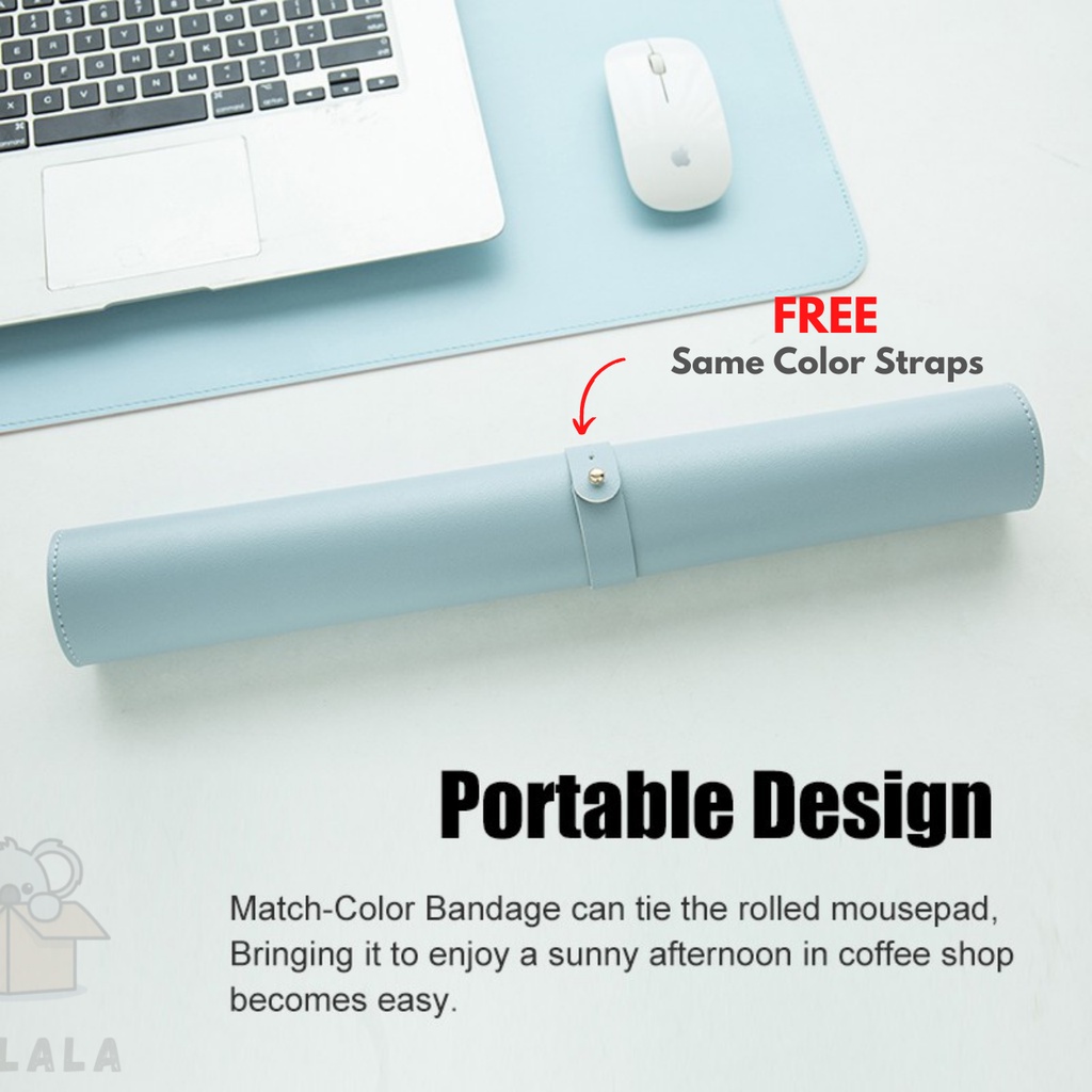 SG Waterproof Leather Desk Mouse Pad - Large Desktop Table Mat Laptop ...