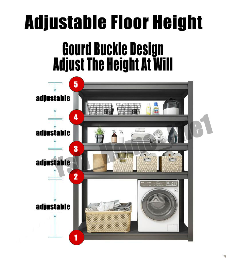 Heavy Duty Rack Bomb Storeroom Kitchen Storage Shelf Organiser ...