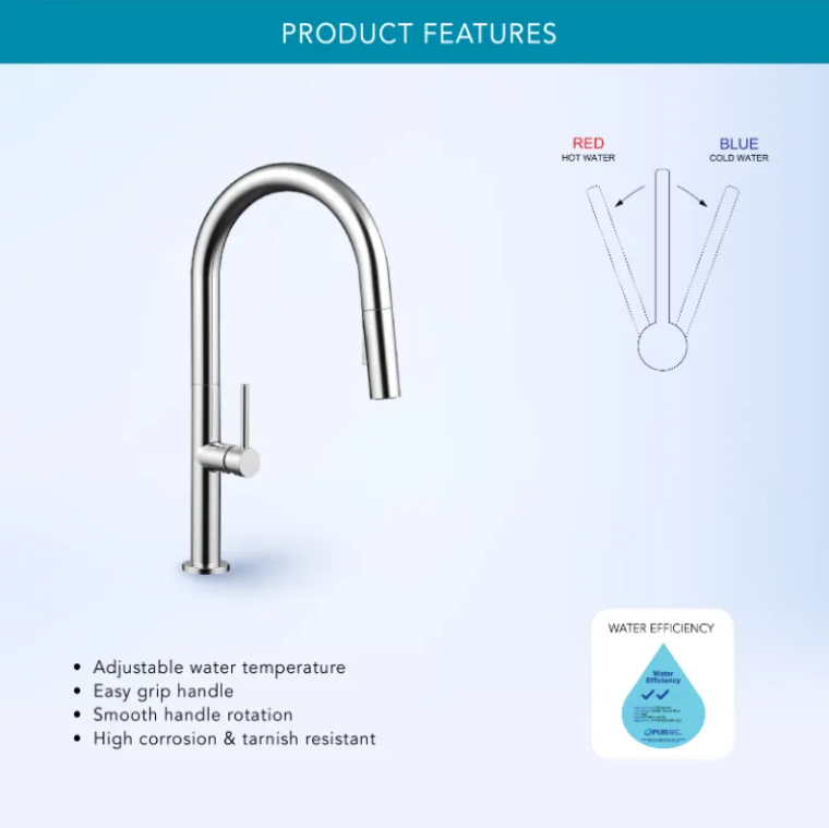 [P.O] RIGEL Kitchen Bundle - Scratch Resistance Kitchen Sink SNK5545SB ...