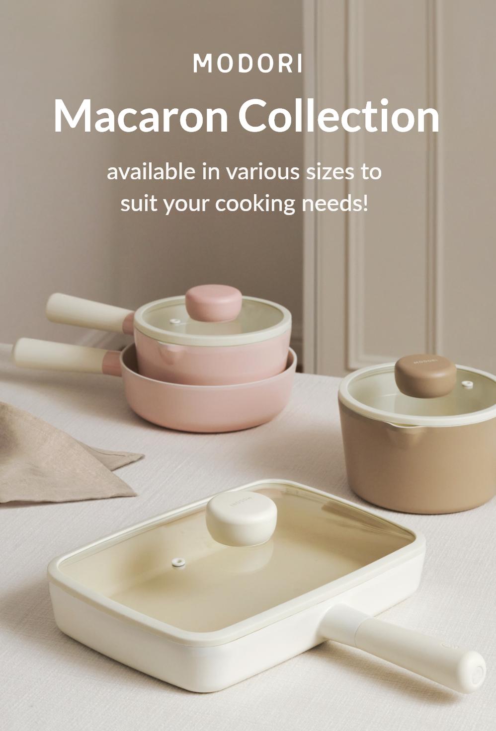 (Modori official) Macaron Pot & Wok (16cm/ 18cm) | Shopee Singapore