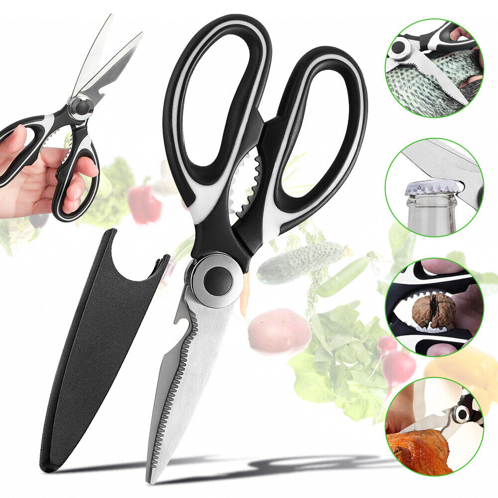 🇸🇬【SG stock】5 in1 Multi Purpose Kitchen Scissors Ultra Sharp Premium ...