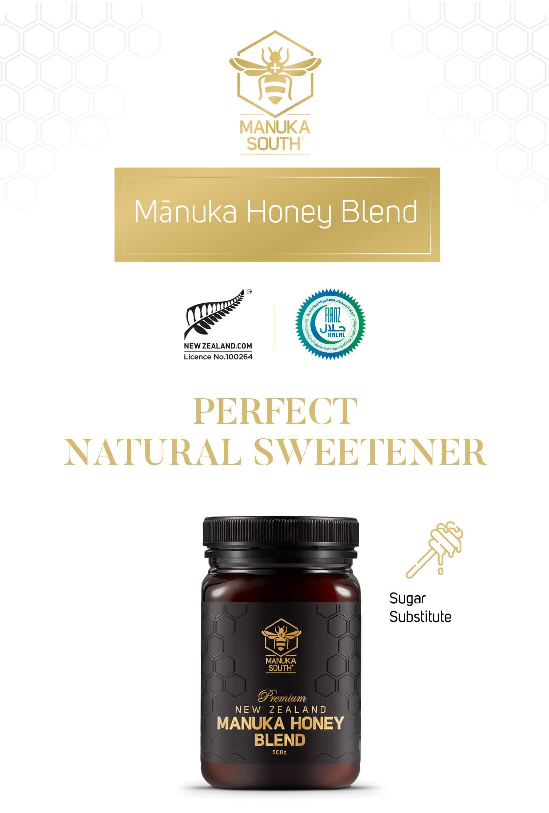 Manuka South Manuka Honey Blend 500g. Authentic 100% New Zealand Manuka ...