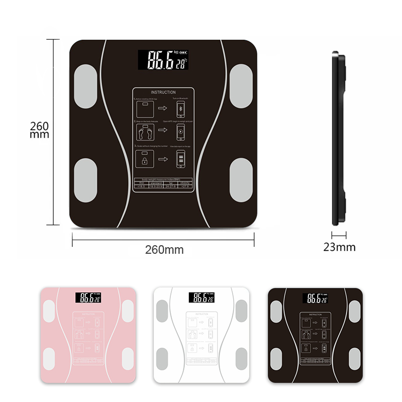 SG Ready Stock】Bluetooth Body Fat Smart Weight Scale Digital Smart Body ...