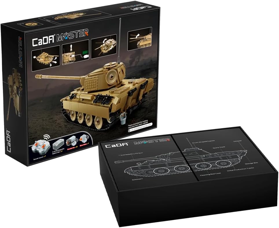 CaDA Bricks MOC Panther Tank C61073W Block Toys | Shopee Singapore