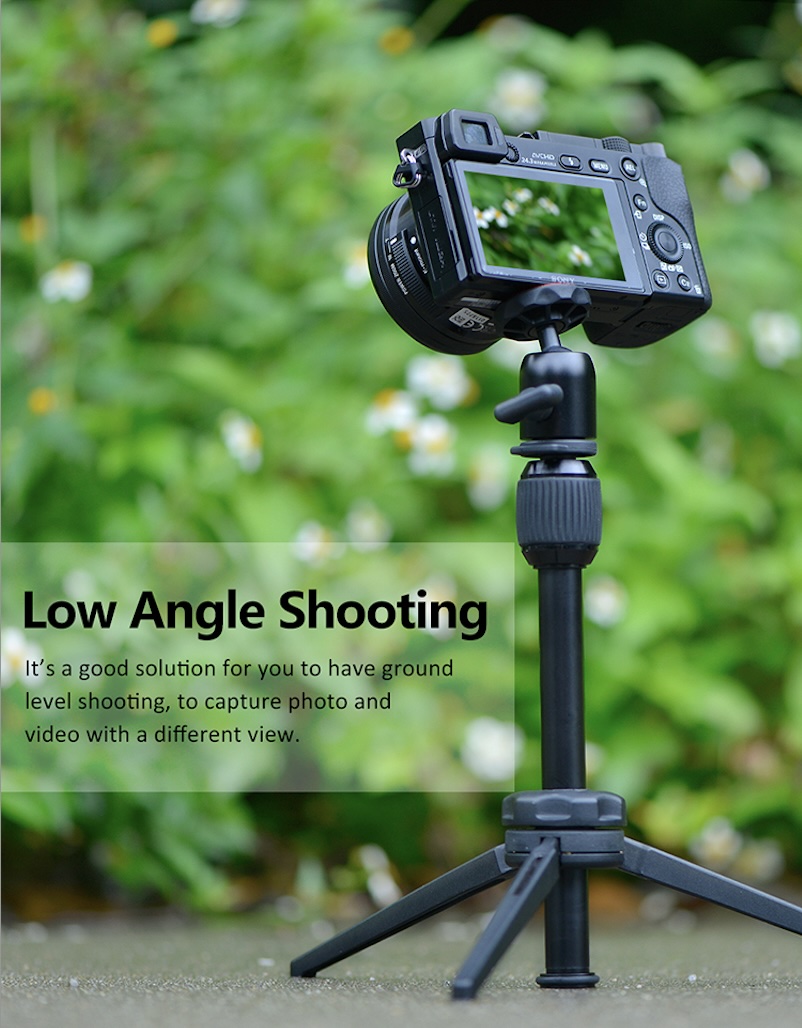 [KingMa] Mini Camera Tripod for DSLR, GoPro, Smartphones, Mini ...