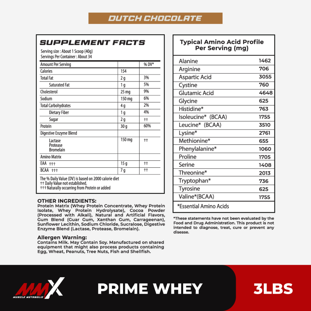 SG MMX PRIME WHEY 3lbs-Whey Protein EAA Increase Recovery Growth Muscle ...
