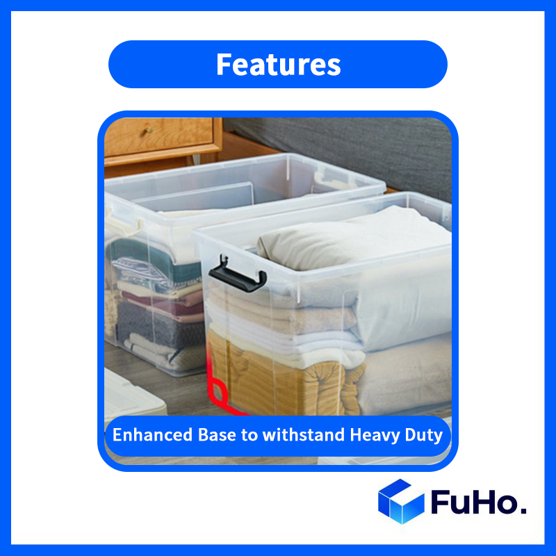 🔥(LOWEST PRICE) Fuho Transparent Storage Box | Plastic Container ...