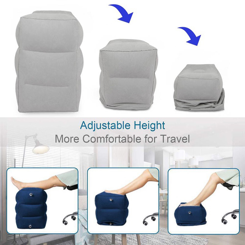 【SG Stock】Adjustable Height Inflatable Foot Rest 3 Layers Inflatable ...