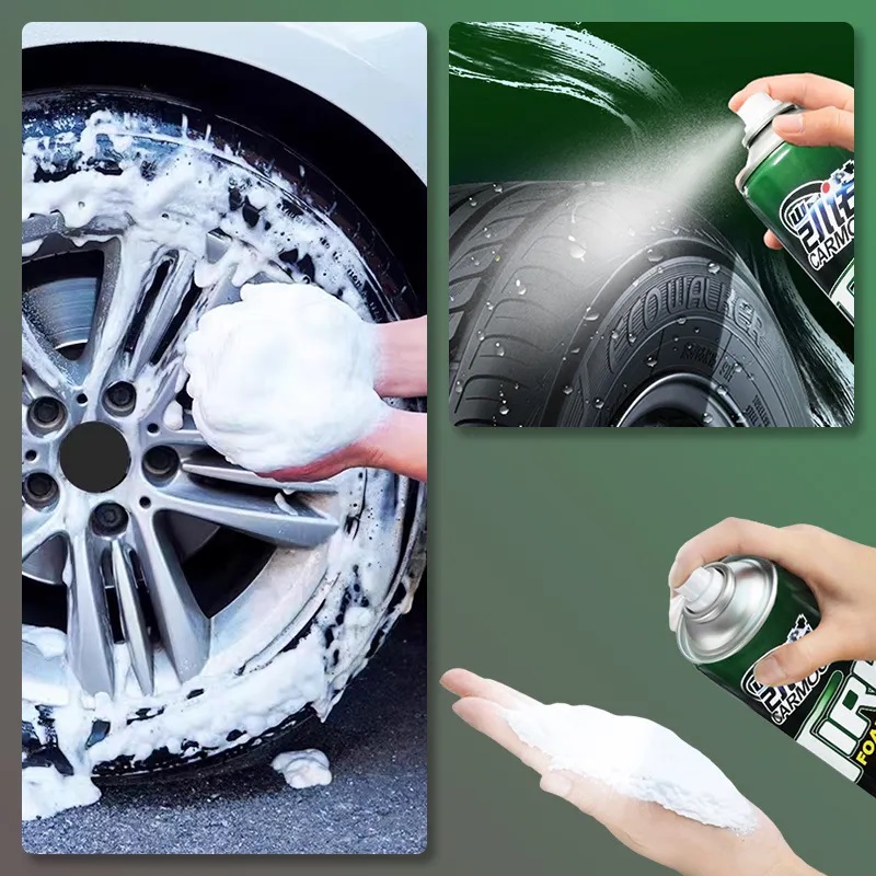 [SG] Tyre Brightener / Tyre Shine Spray / Tyre Wax Foam Spray / Tire ...
