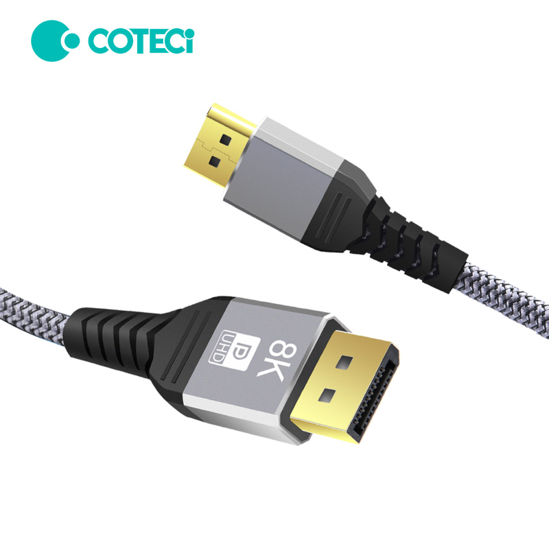 COTECi Display Port 1.4 8K Cable 1m/2m/3m -1 year official warranty ...