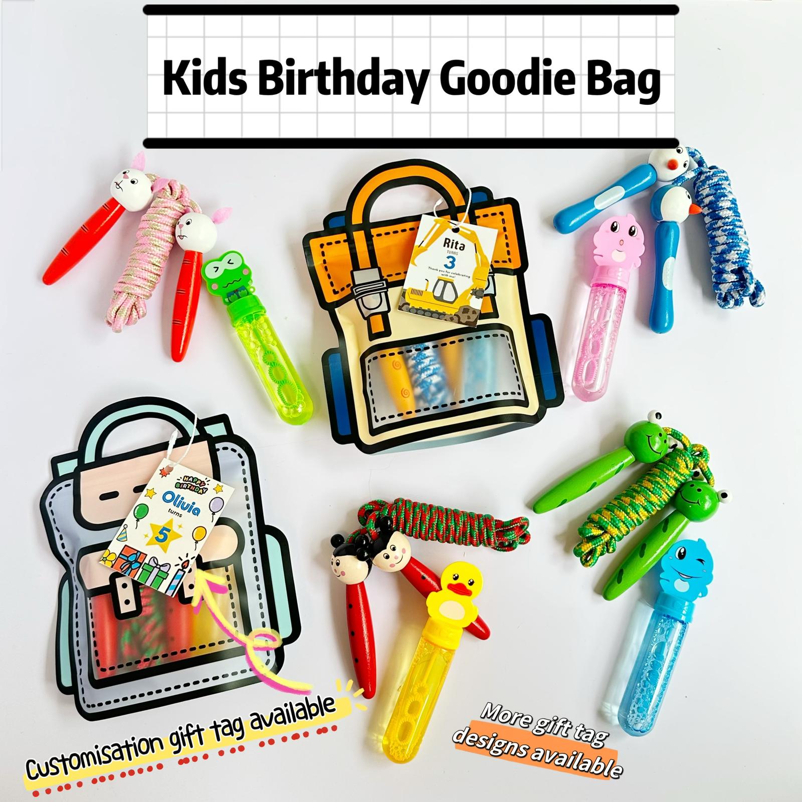 Kids birthday goodie bag gift set customization return gift skipping ...