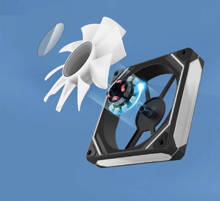 Prism 6 pro cooling fan 120mm ARGB PC Case fan High air volume | Shopee ...