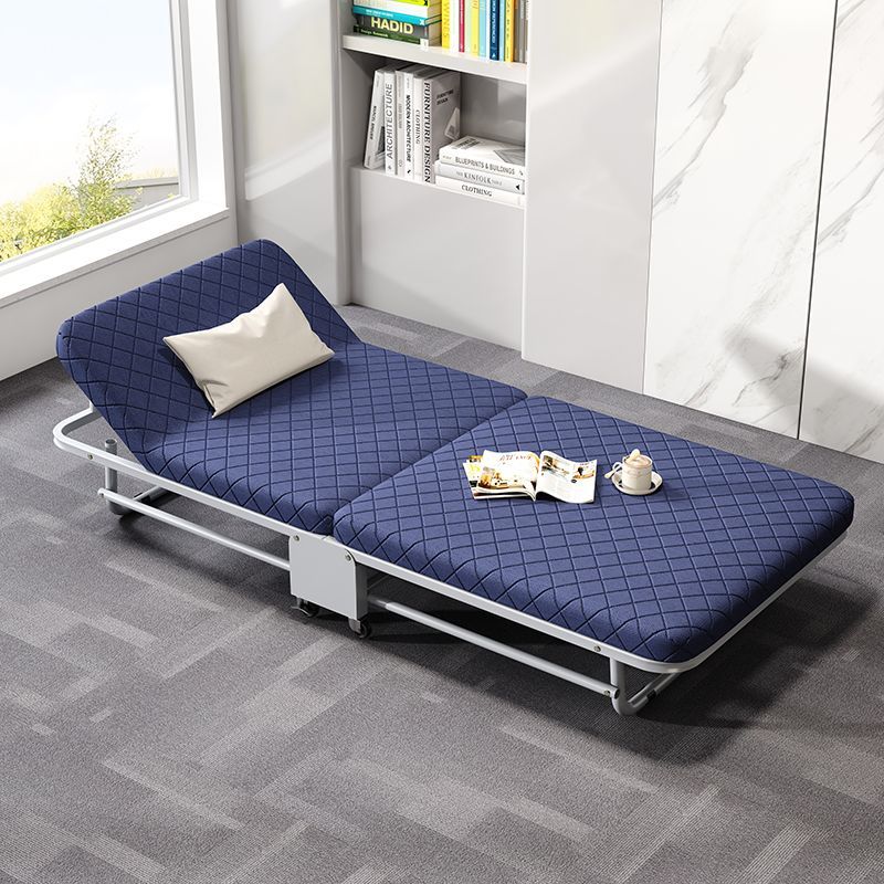 🔥【99% New】Portable single folding bed for lunch break Single foldable ...