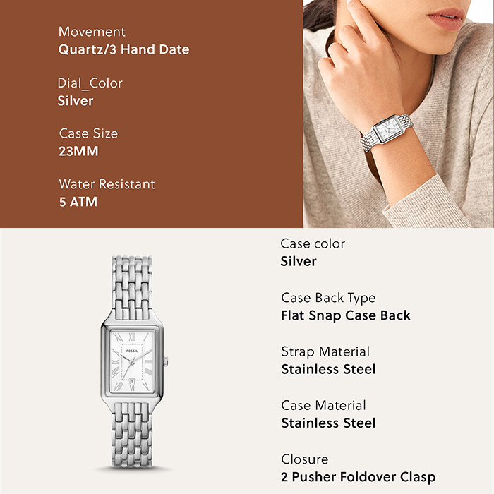 Fossil Raquel Watch ES5221 | Shopee Singapore