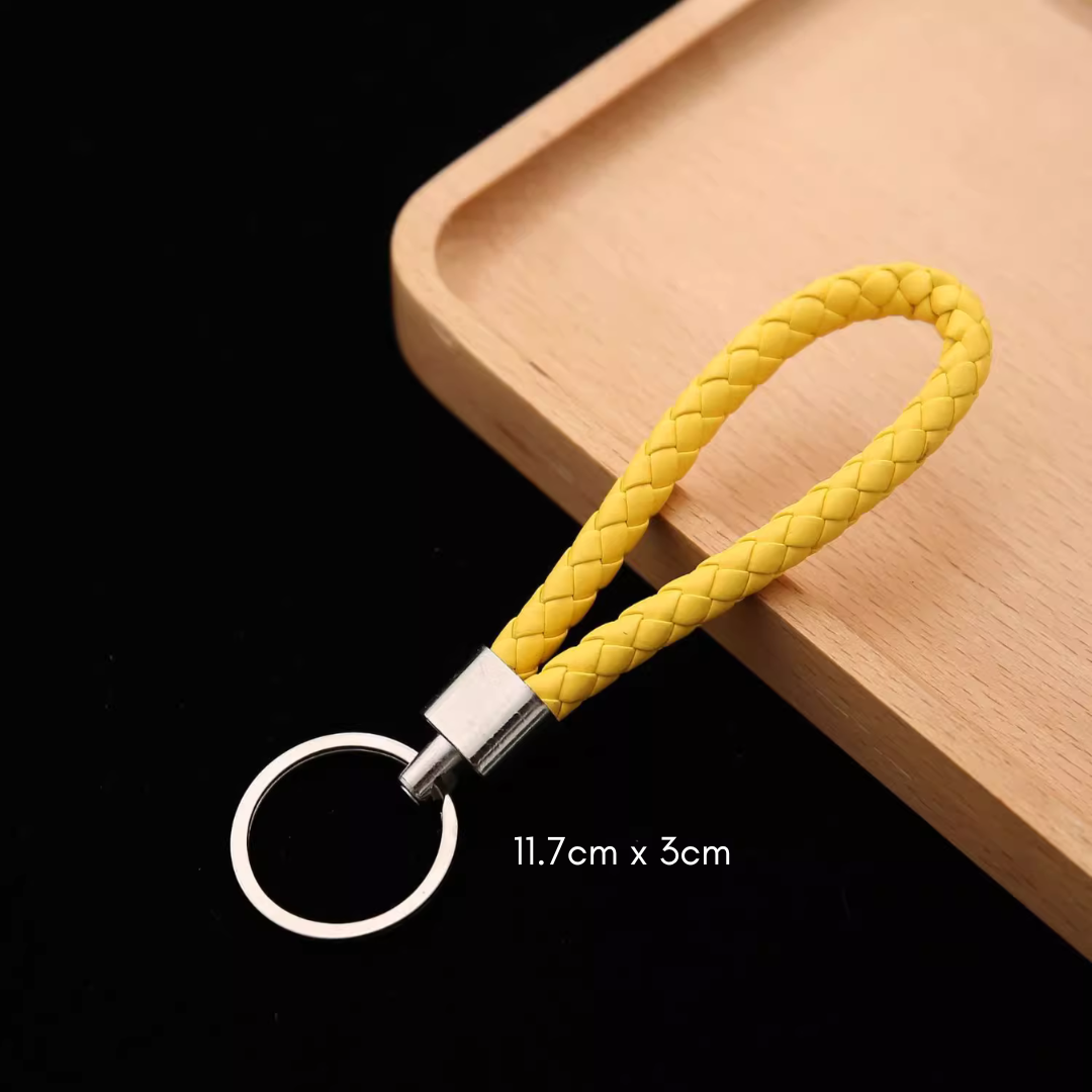 Keychain Braided Rope with Metal Key Ring Holder Ring | Shopee Singapore