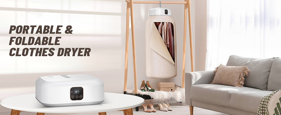 SG [in stock]Foldable clothes dryer home adult baby smart dryer ...