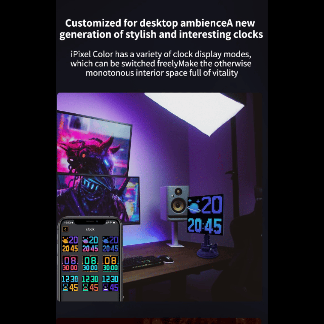 Multi-Purpose Car Window Mobile App Control LED Pixel Animated Display ...