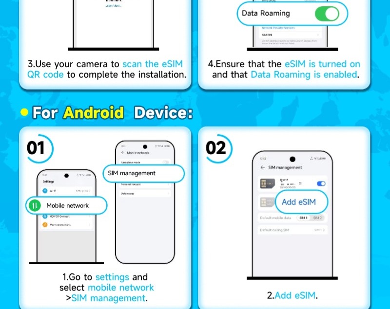 SCT Indonesia eSIM 1-30 Days 1-20GB 4G Unlimited data eSIM Indonesia SIM Card Bali eSIM Send in ...