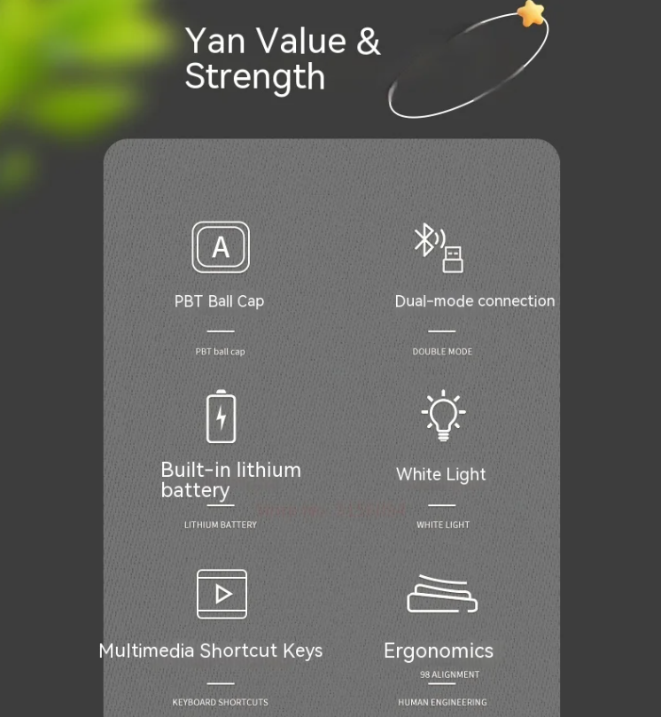 EWEADN V1 Wireless Bluetooth Gaming Keyboard 98 Keys + 16000 DPI Mouse | Shopee Singapore