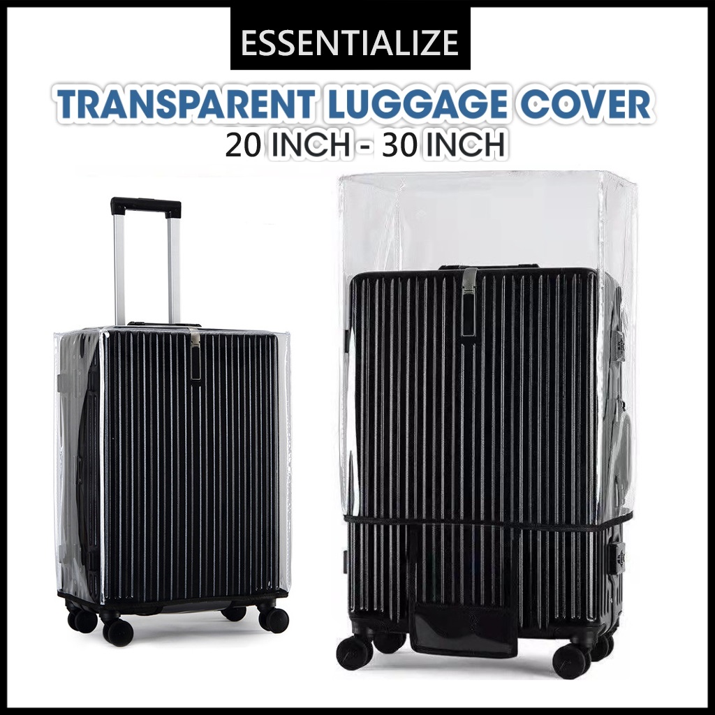 SG PVC Luggage Transparent Cover - Waterproof Plastic Protector ...