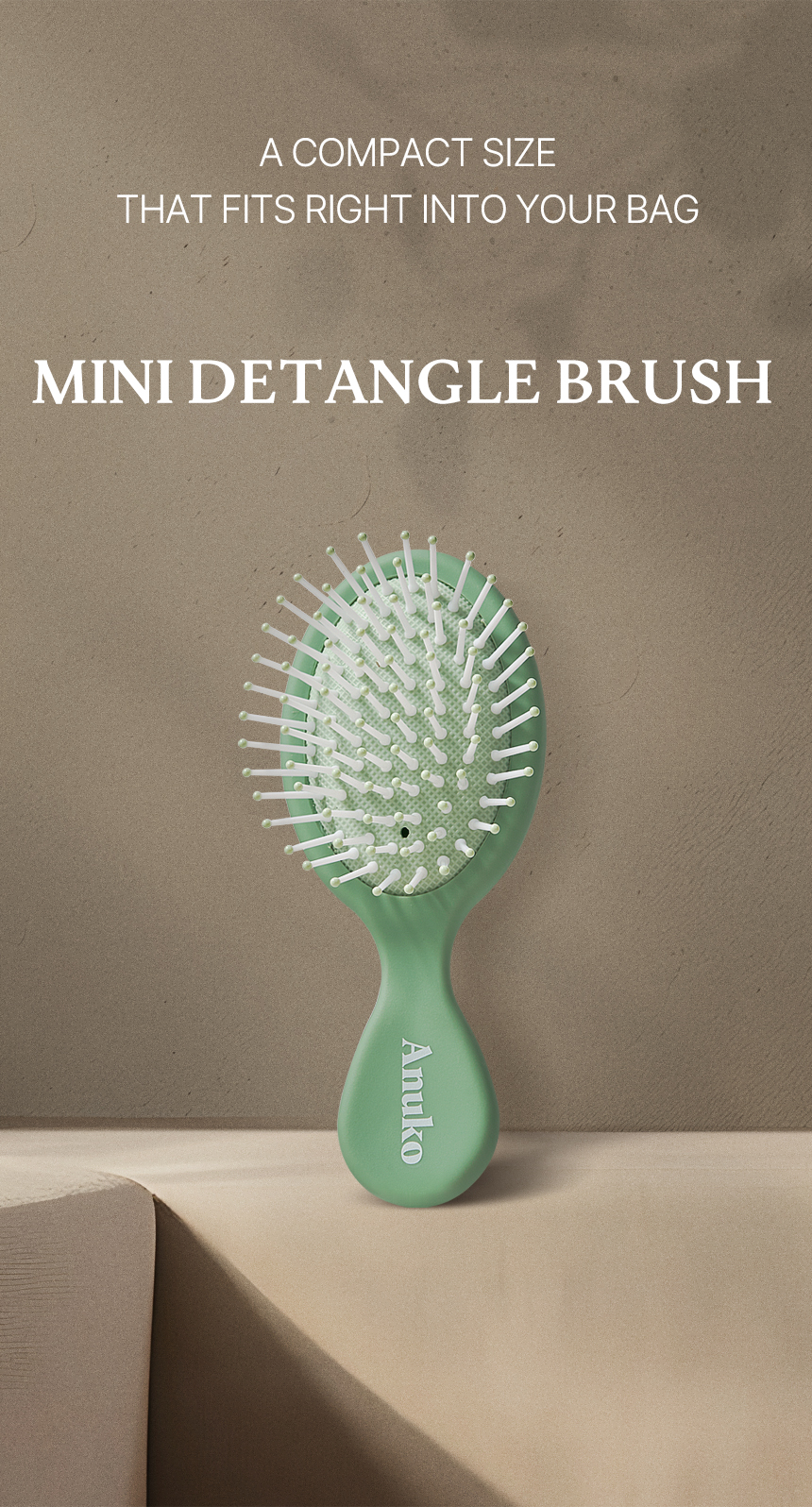 Anuko Mini Detangle Hair Brush | Shopee Singapore