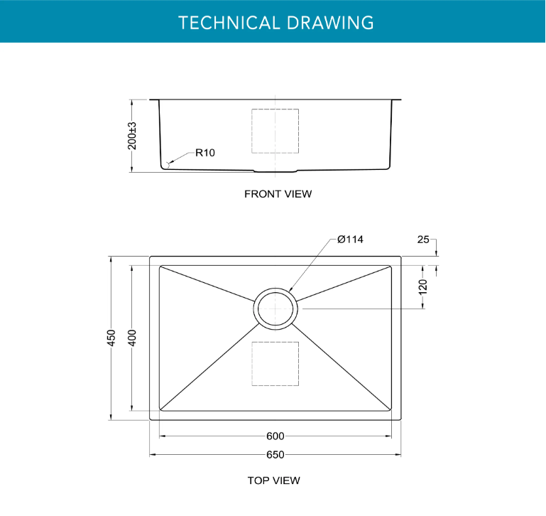 RIGEL Kitchen Sink SNK6545SBr1 | Shopee Singapore