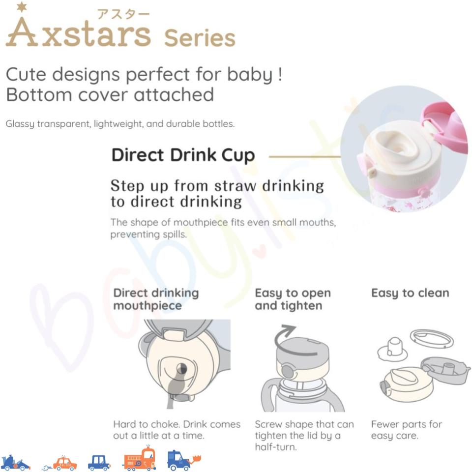 Richell AXSTARS CH 450ml Direct Drink Bottle (7m+) | Shopee Singapore
