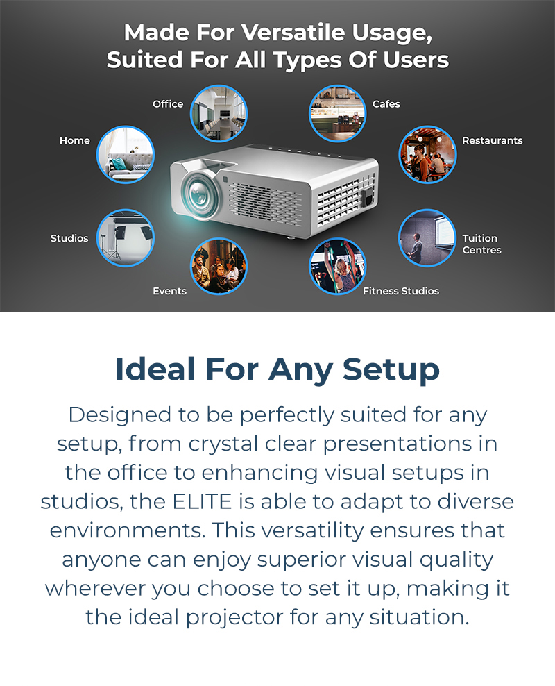 LUMOS ELITE 2-in 1 Work And Play Projector | Shopee Singapore