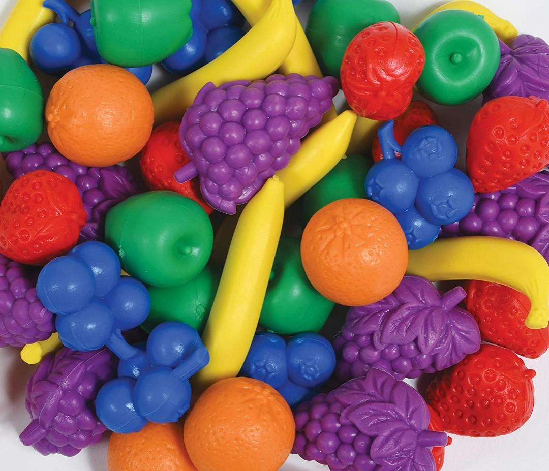 Didax Educational Resources Fruity Fruit Fun Counters Early Math Manipulative Addition ...