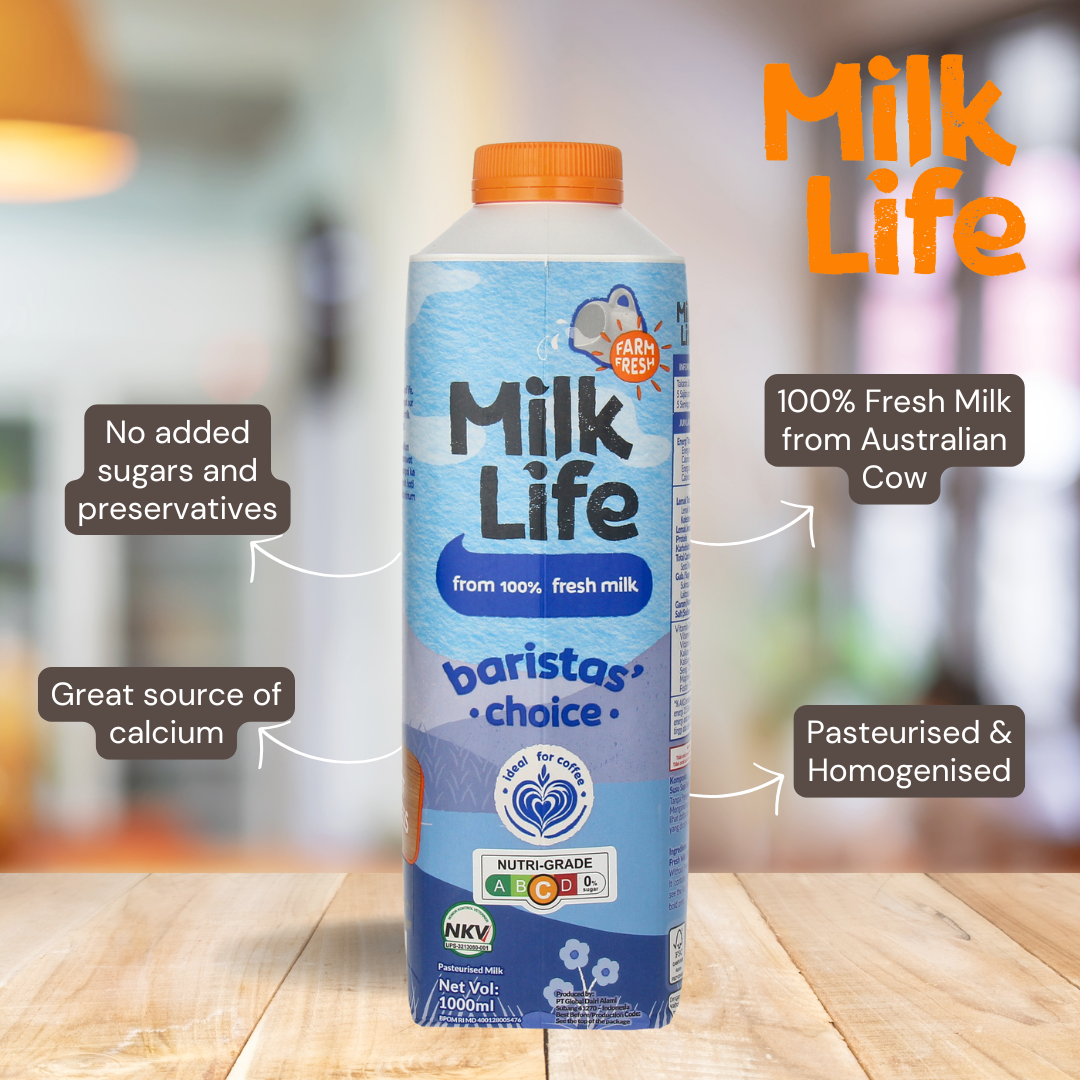 MilkLife Full Cream Fresh Milk - Barista Choice Pasteurised ...