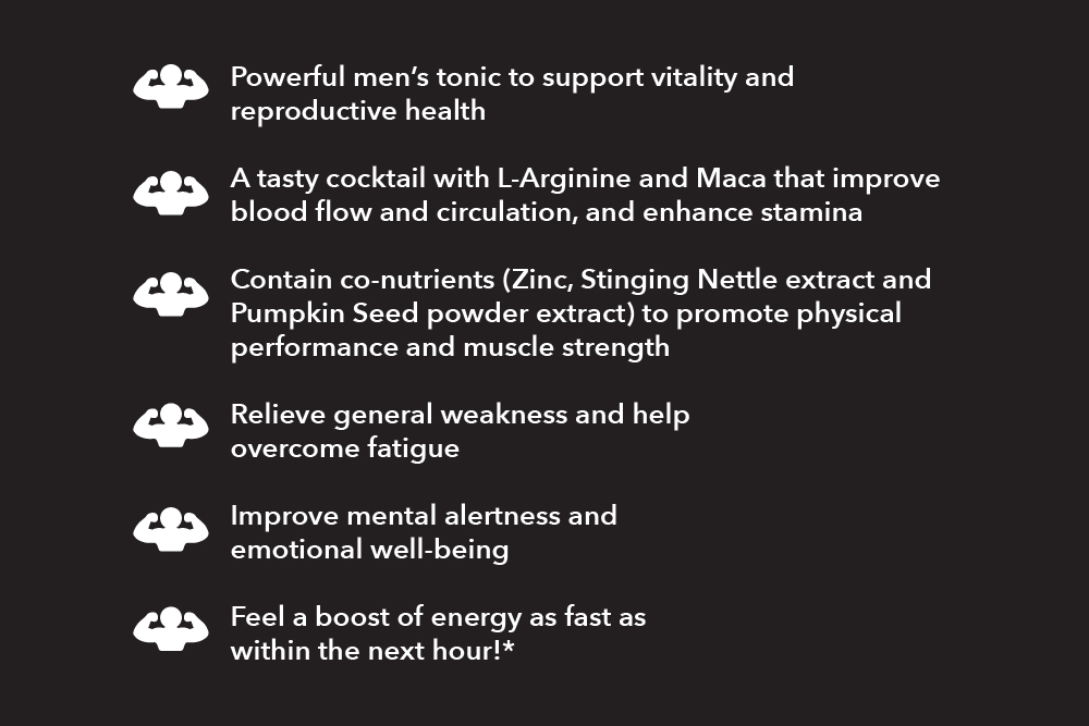 [LAC MEN'S] Mega Maca - Powerful Men's Tonic (30ml x 10 bottles) | Shopee Singapore