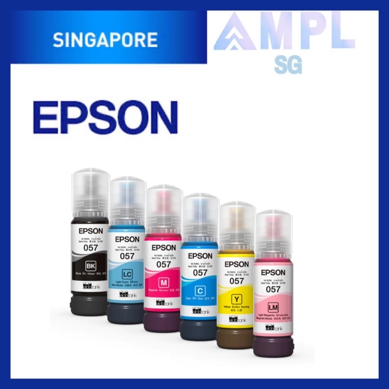 Epson 057 ink 6 Bottles COMPATIBLE MODELS Epson EcoTank L8050 | L18050 ...