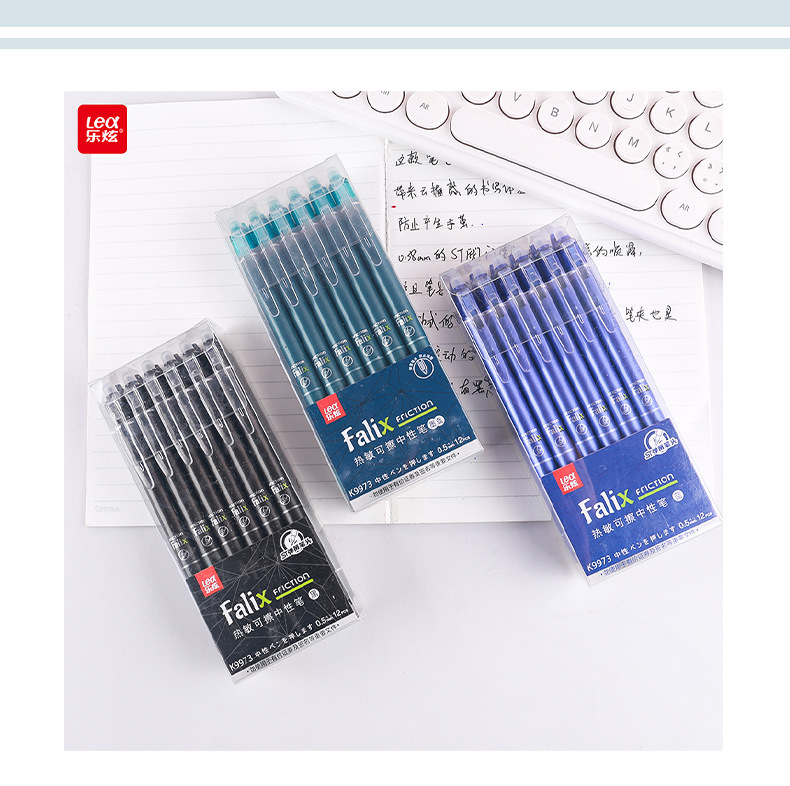 ⭐SG Stock⭐ LEX Retractable Erasable Pen (Box of 12) Press Friction Gift ...