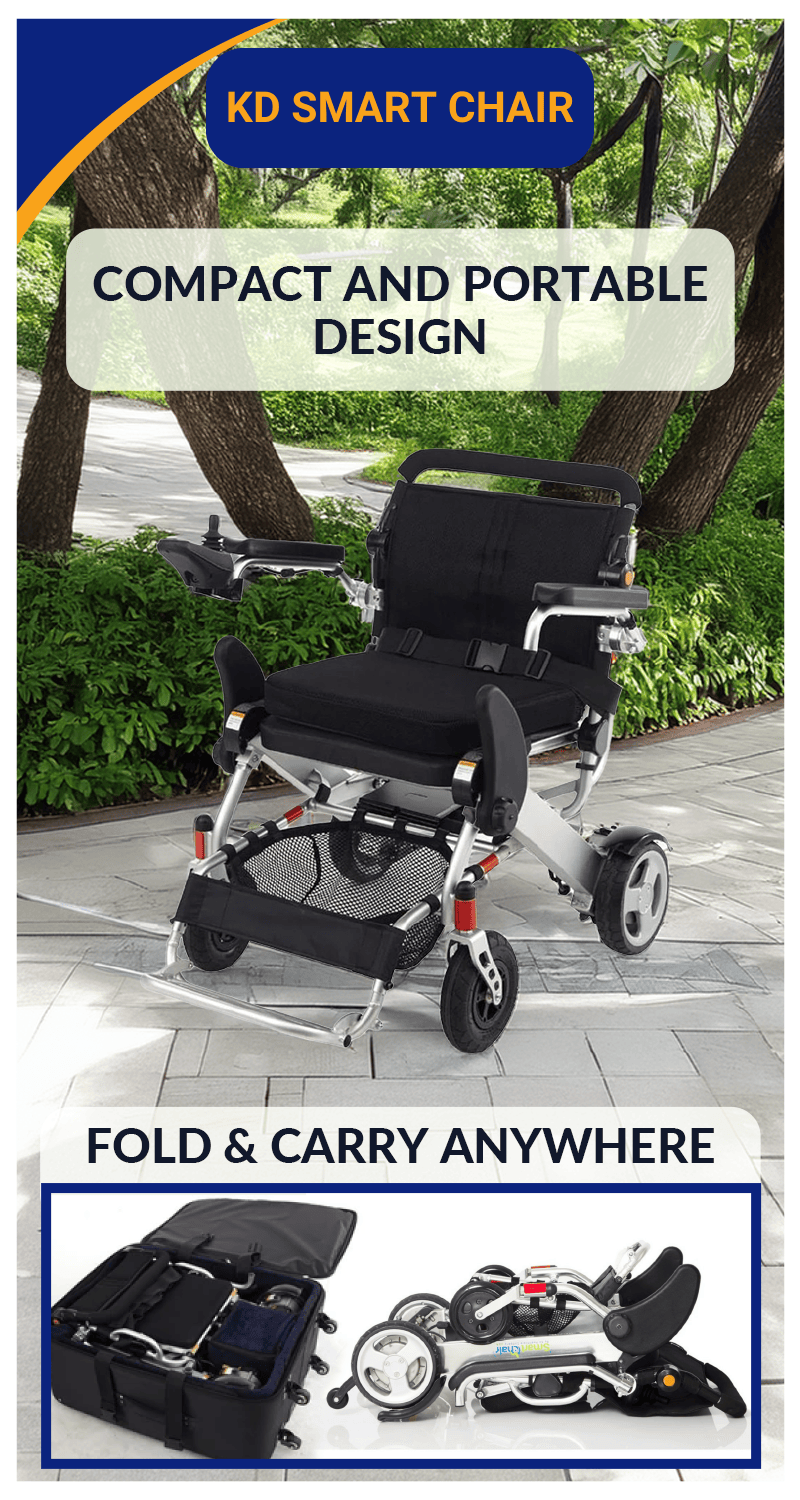 KD SmartChair - Lightweight Foldable Motorised Electric Wheelchair ...