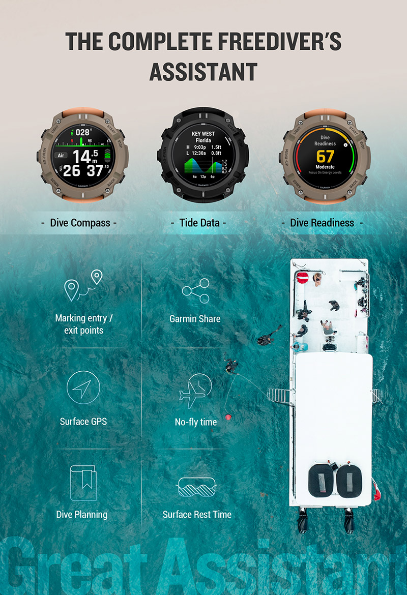 Garmin Descent G2 GPS Dive Smartwatch | Shopee Singapore