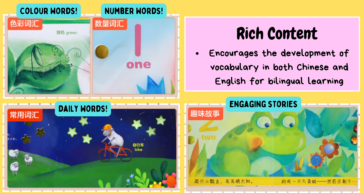 Chinese Bilingual 3D Interactive Colours, Numbers, Counting & Words ...