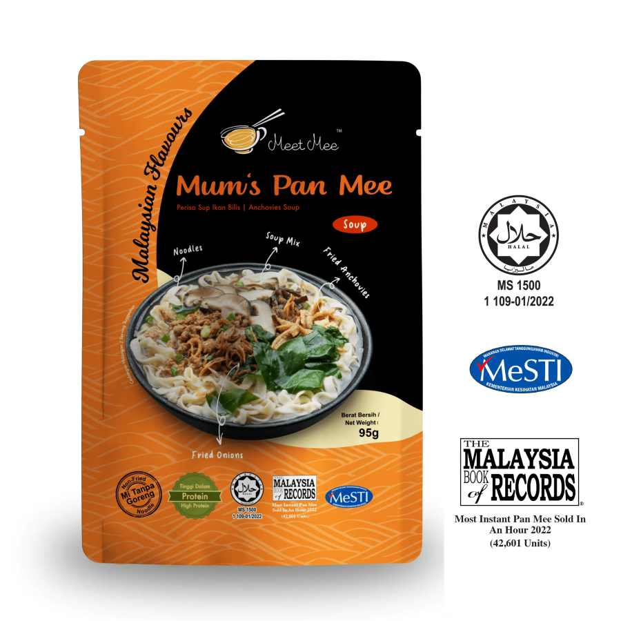Meet Mee Instant Pan Mian. Famous Instant Noodle. 5 flavors. SG Ready ...
