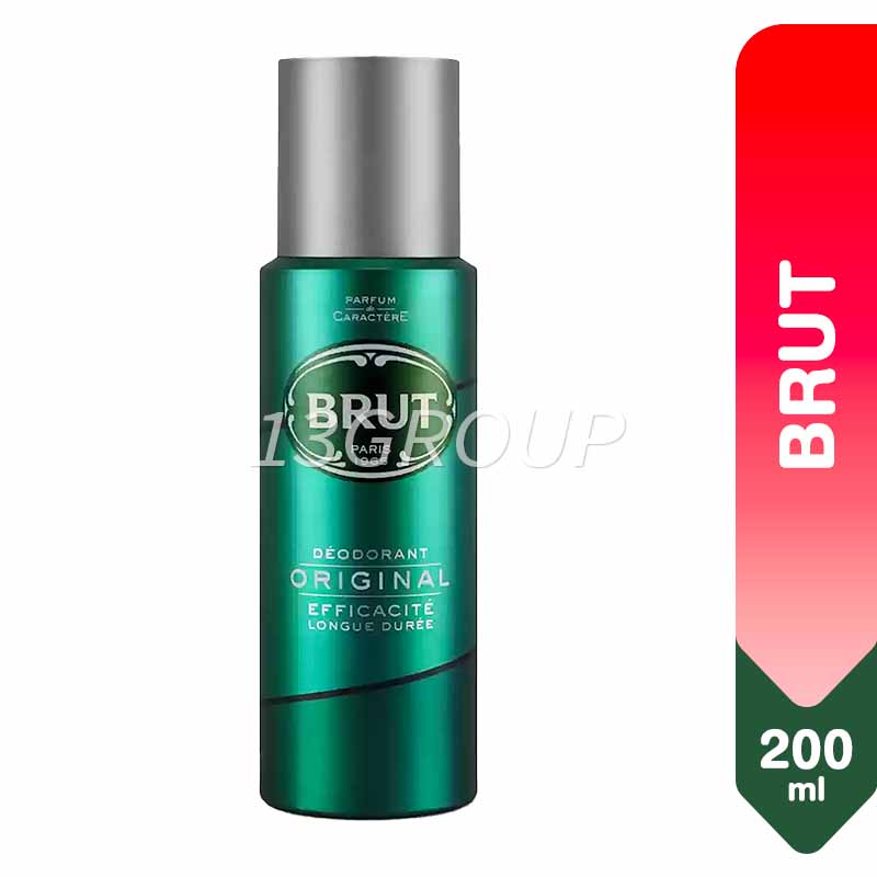 BRUT Original Deodorant Spray / Long-Lasting Masculine Fragrance, 200ml ...