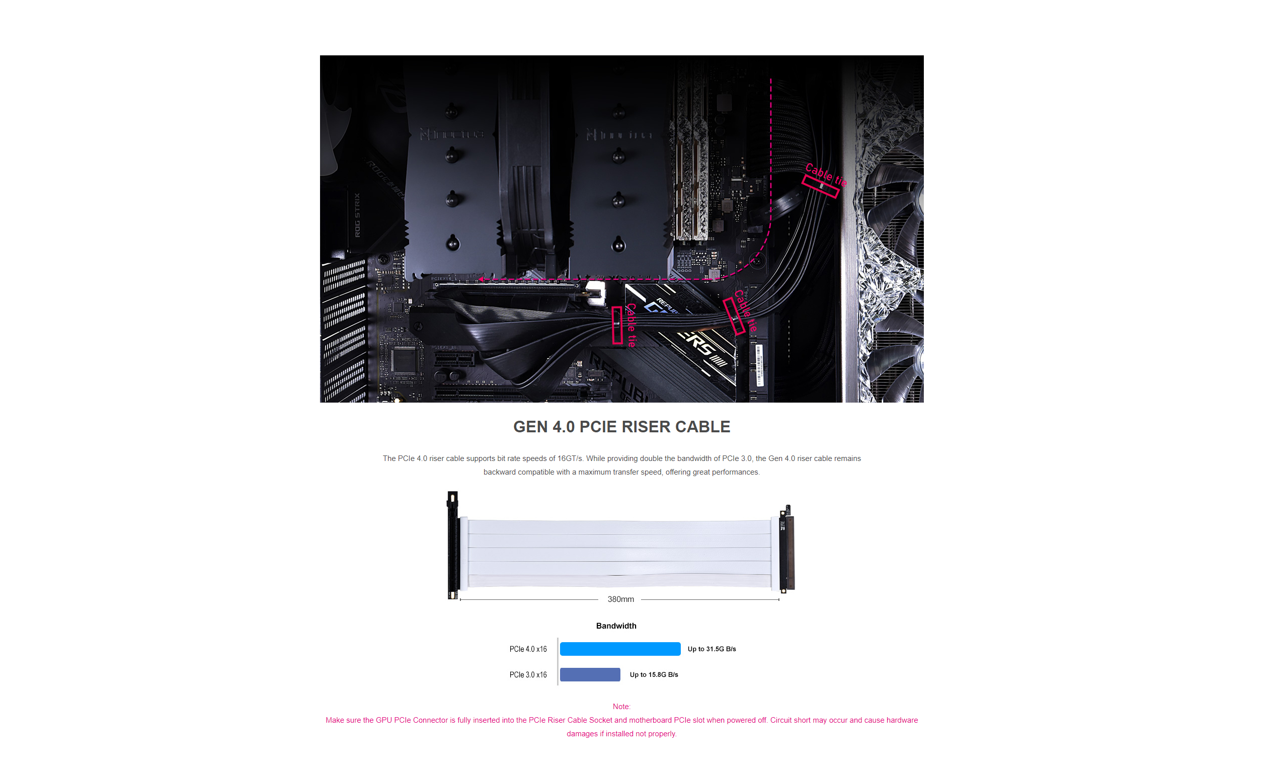 LIAN LI O11DE-2X Upright GPU Kit for O11 Dynamic EVO Black PCI-E 4.0 ...
