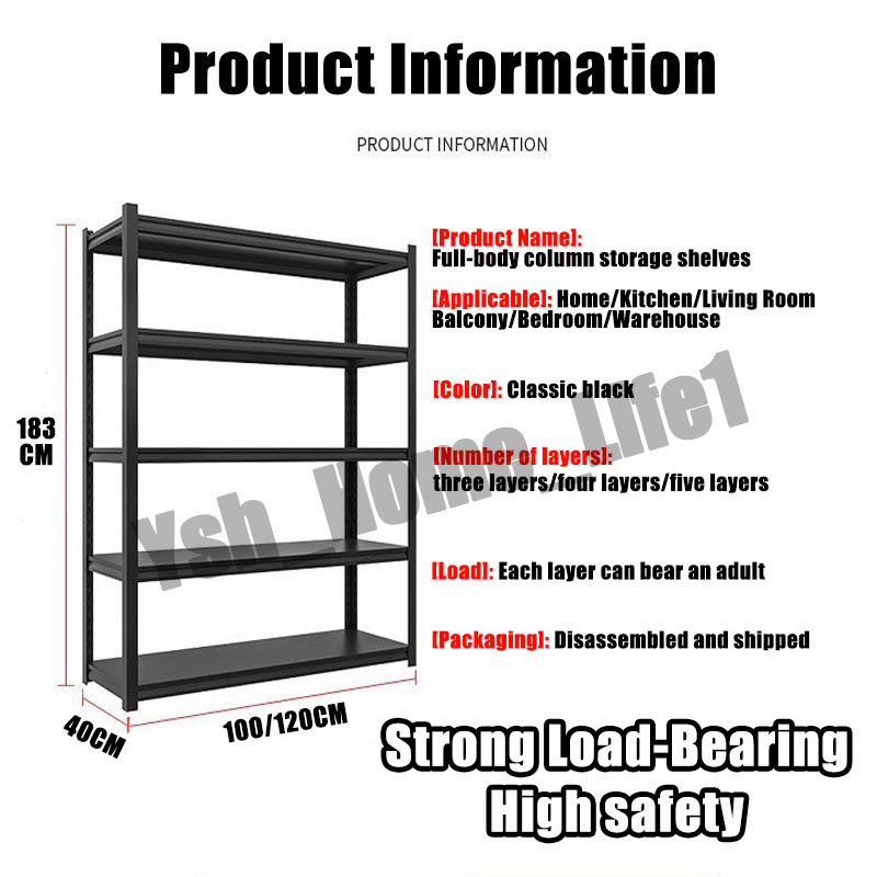 Heavy Duty Rack Bomb Storeroom Kitchen Storage Shelf Organiser ...
