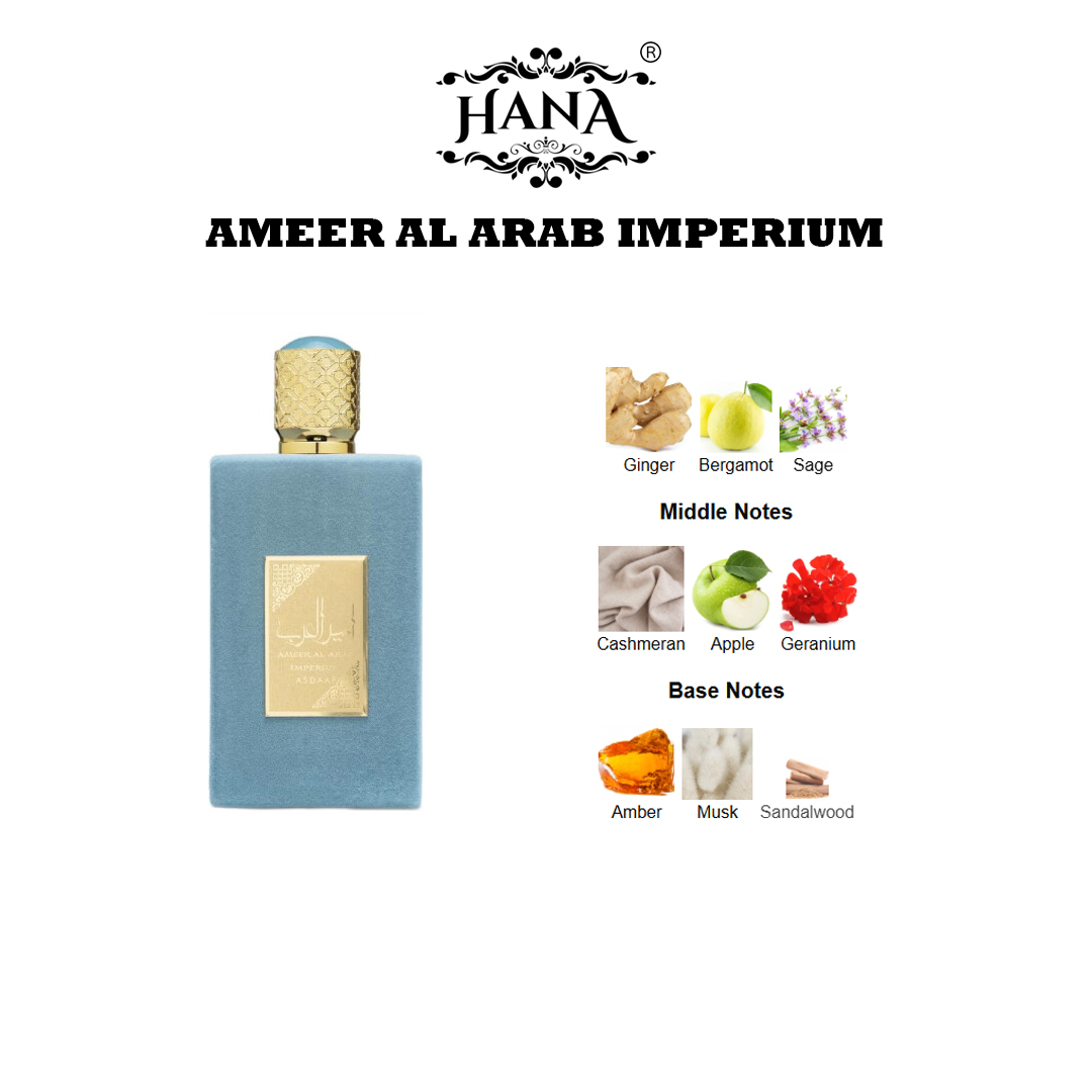 Ameerat Al Arab / Prive Rose / Ameer Al Arab (Black) / Imperium 100ML ...