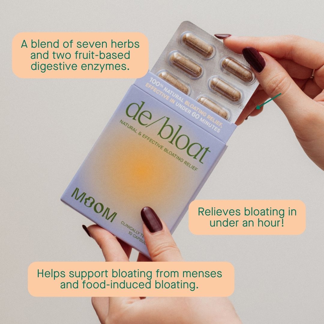 Moom Health™ de/bloat On The Go. Natural Supplement For Gut Health ...