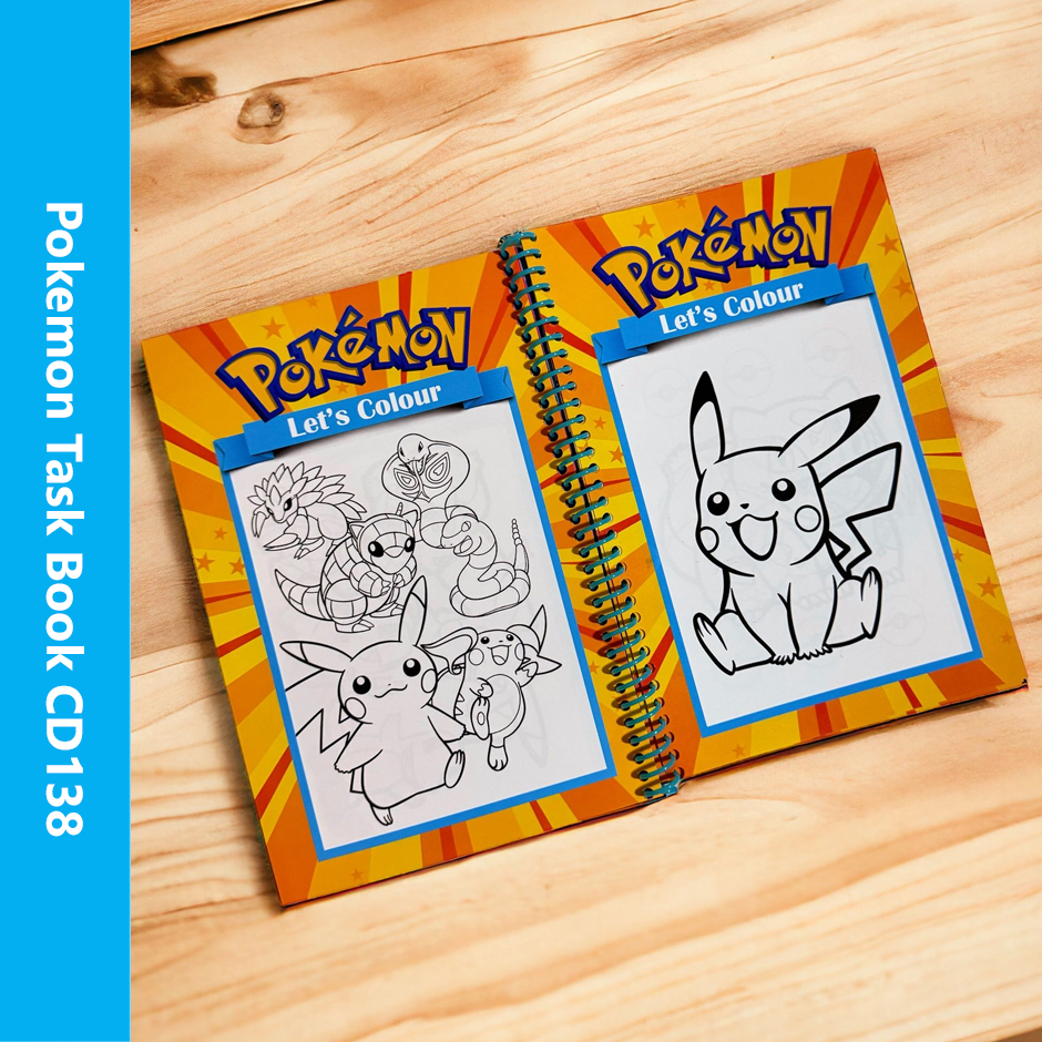 Pokemon Task Book | Shopee Singapore
