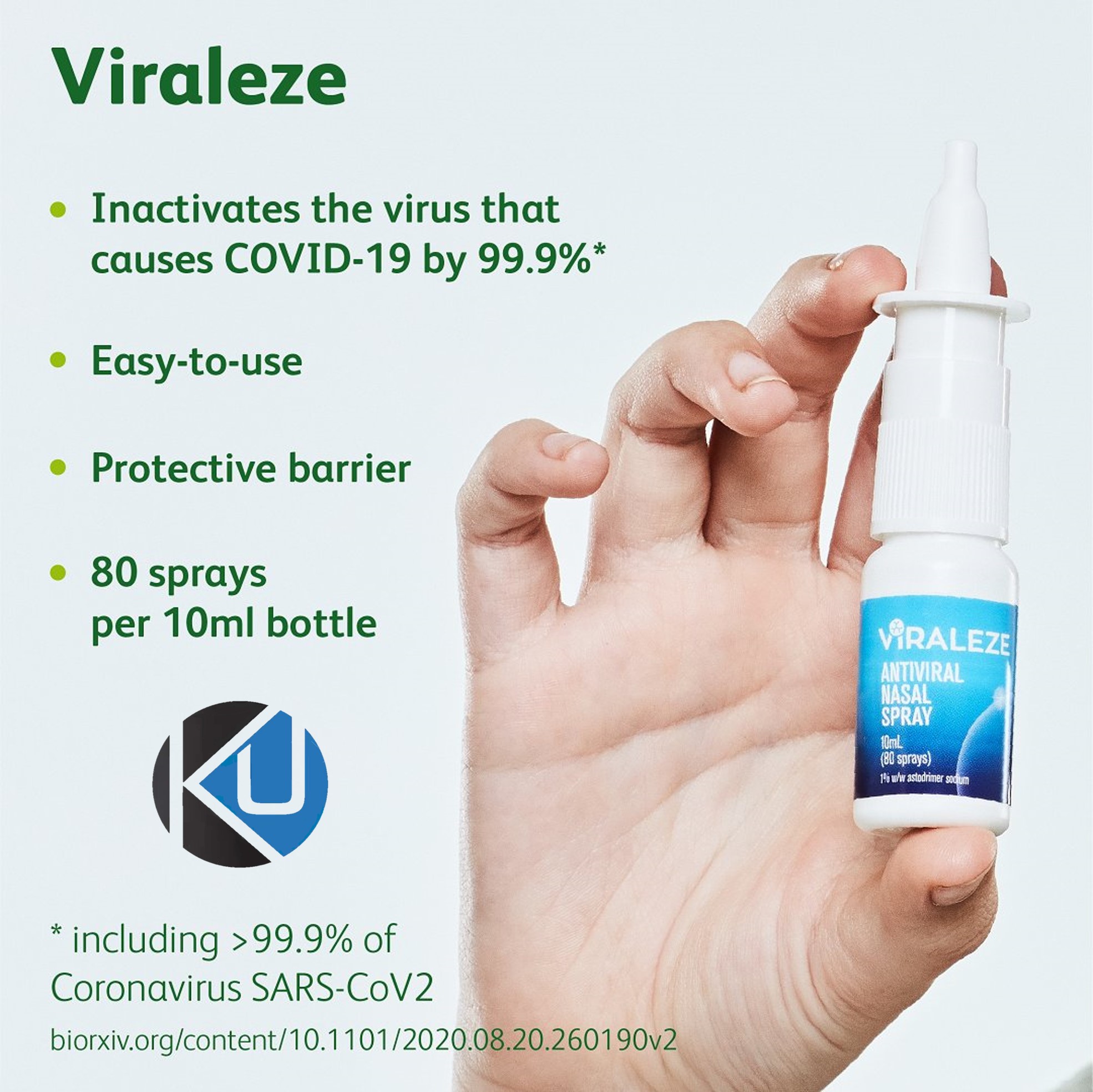 [Exp:2027/28] VIRALEZE Anti Viral | Anti Bacterial Nasal Spray 10ml 80 ...