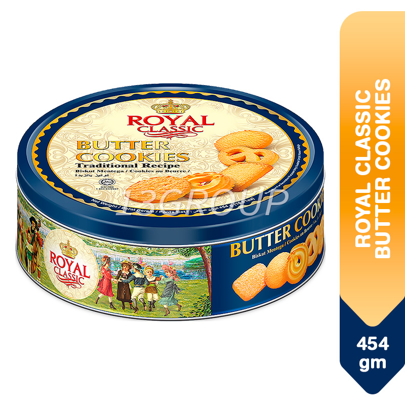 Royal Classic Butter Cookies Tin (Halal), 114g--454g | Shopee Singapore