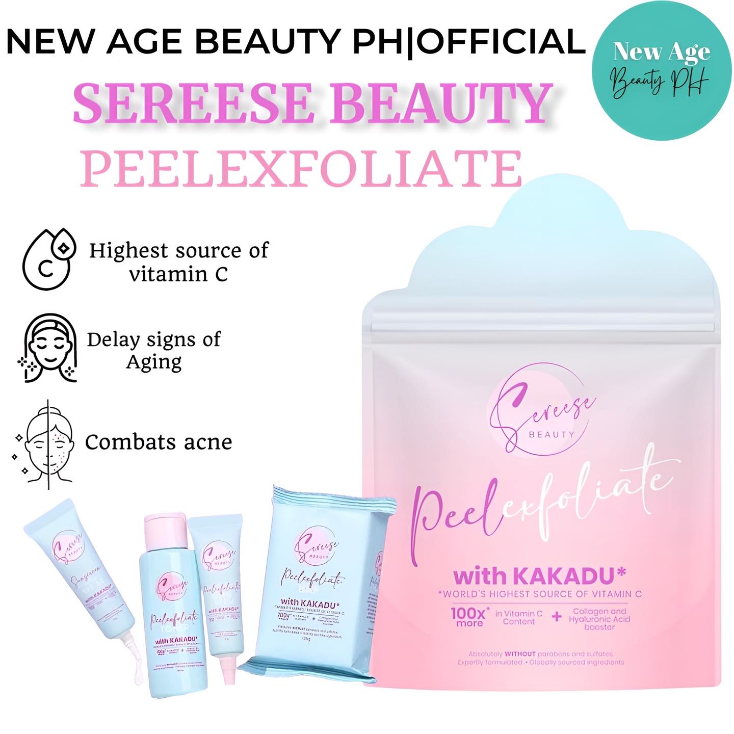 SEREESE PEEL EXFOLIATE WITH KAKADU (SG READY STOCK) | Shopee Singapore