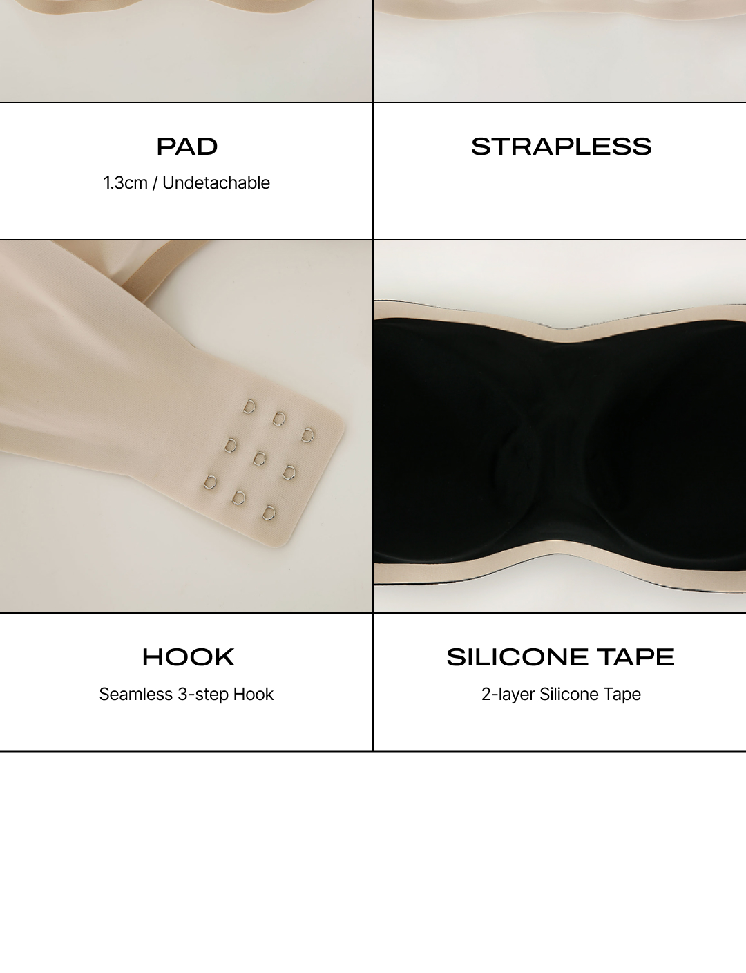 VERISH Cool-Fit Bra Off Shoulder | Shopee Singapore